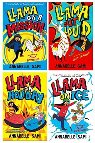 LLAMA OUT LOUD Series 4 Books Collection Set by Annabelle Sami ...