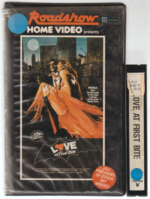RARE BETA VIDEO Tape LOVE AT FIRST BITE Clamshell Ex-Rental Betamax Roadshow $50.00 - PicClick AU