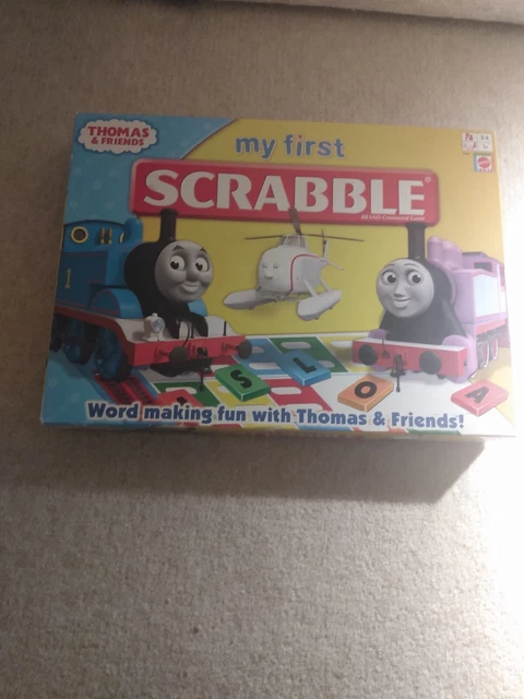 MATTEL GAMES MY First scrabble Thomas & Friends kids Word Making Fun ...