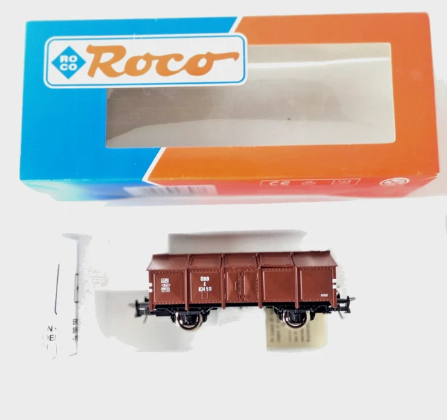 ROCO SPUR H0 47303 Klappdeckelwagen ÖBB K834 511, neu in OVP EUR 19,10 ...