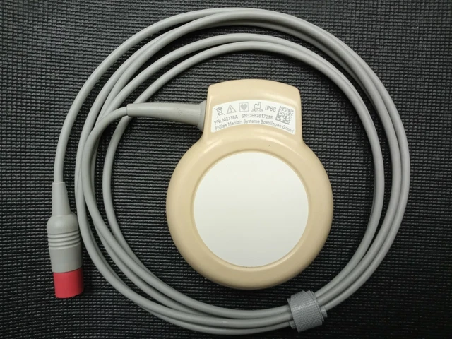 PHILIPS AVALON M2736A Ultrasound Transducer Fetal Monitor FM20, FM30 ...