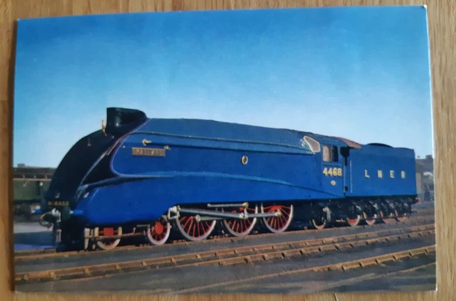 1960’S VINTAGE POSTCARD LNER 4-6-2 4468 "Mallard" A4 Class Steam Loco ...