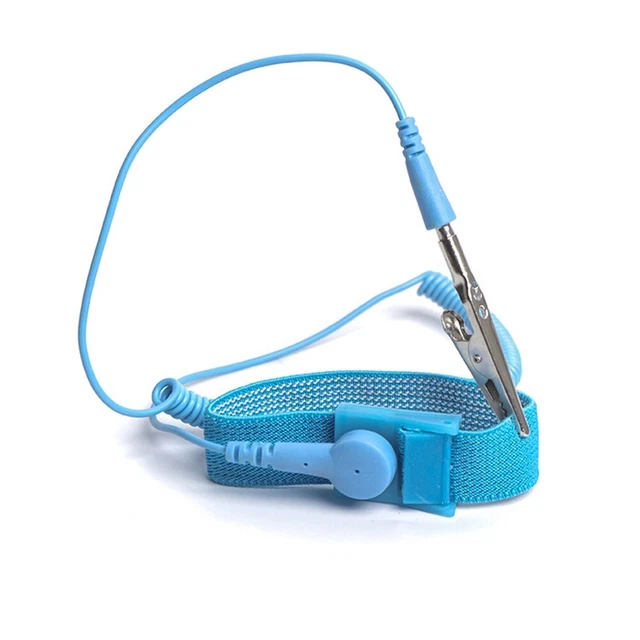 EFFECTIVE CORDED ANTISTATIC Wrist Band Strap for Static Electricity ...
