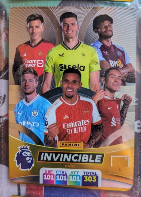 PANINI ADRENALYN XL Premier League 2024 Golden Baller Invincible Rare ...