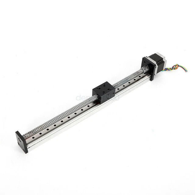 BALL SCREW CNC Linear Guide Rail Slide Stage Actuator Nema23 Motor 0.9N ... BALL SCREW CNC Linear Guide Rail Slide Stage Actuator Nema23 Motor 0.9N ...