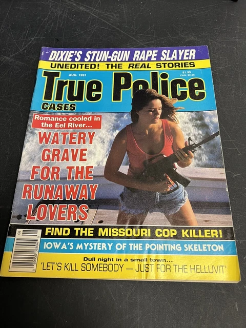 TRUE POLICE CASES Magazine August 1991 £7.78 - PicClick UK