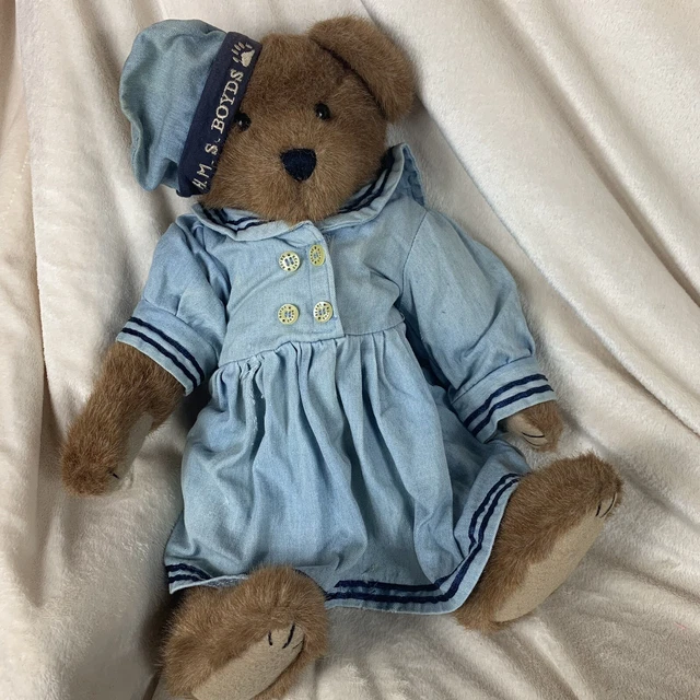 BOYDS BEARS COLLEEN HMS Unbearable Sailor Stuffed Animal Plush Teddy ...