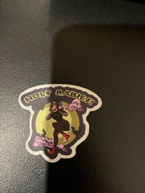 CARTOON STICKER STICKERS scrapbooking Holy Rabies Rap | Hotel ...