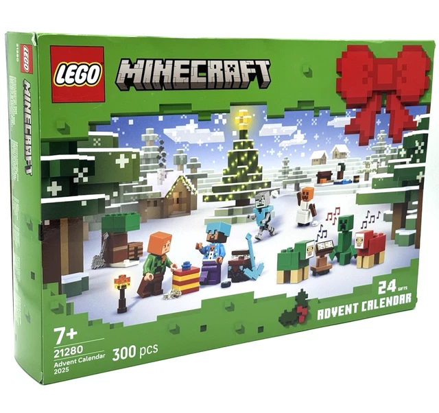 LEGO MINECRAFT 21280 Adventskalender 2025 Weihnachten NEU EUR 59,00 ...