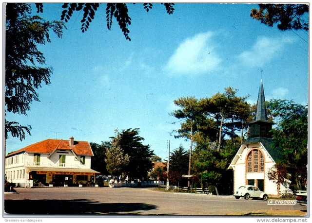 44 THARON PLAGE - l'eglise et l'hotel du chalet. EUR 4,00 - PicClick FR