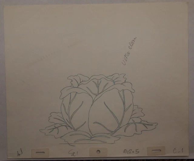 CABBAGE PATCH KIDS Original Production Drawing OPD Animation Art ...