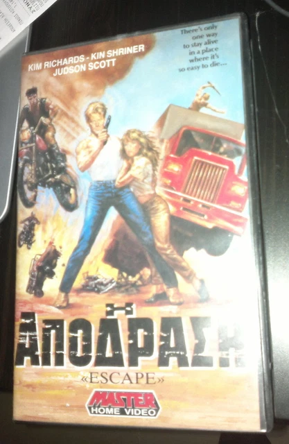 RARE FIRST EDITION Escape (1989) Greek Vhs Greek Subs Pal English Audio ...