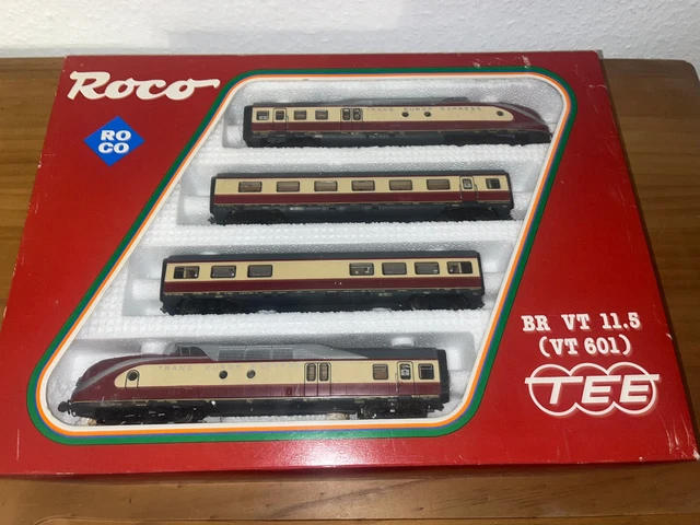 ROCO 14183A DIESELTRIEBZUG BR VT 11.5 (VT 601) TEE Wechselstrom OVP ...