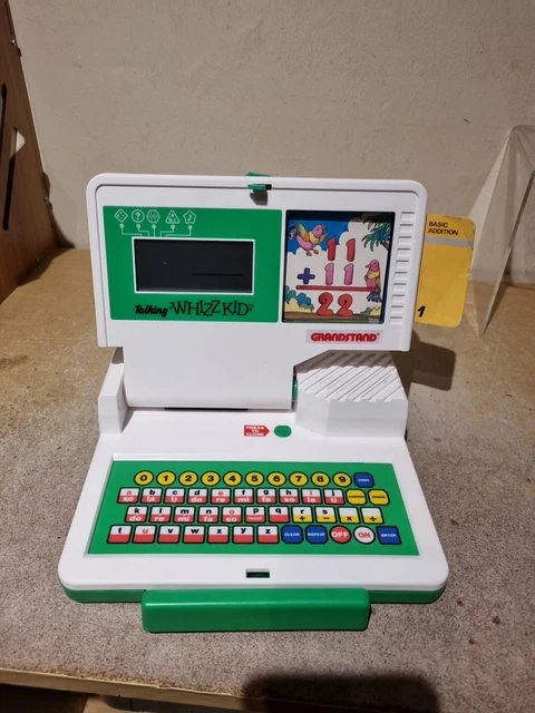 RARE VINTAGE GRANDSTAND Electronic IQ Builders Talking Whizz Kid ...