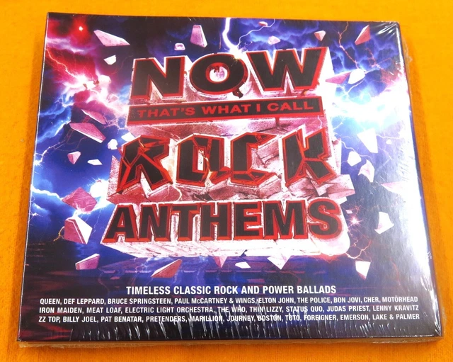 NOW - THAT'S What I Call Rock Anthems - Various Artists - 4CDs Compilation! £9.95 - PicClick UK