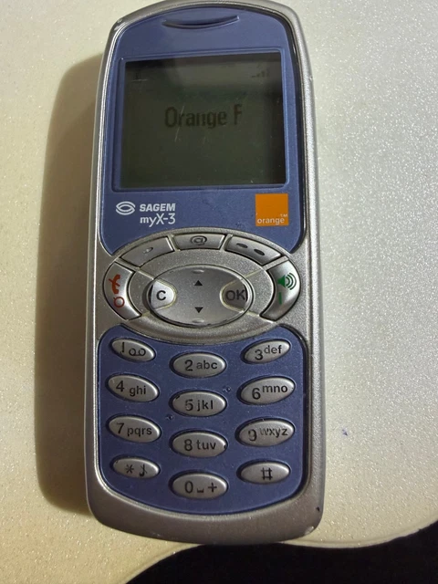 TÉLÉPHONE PORTABLE VINTAGE Sagem MyX-3 tous operateurs rare EUR 9,99 ...