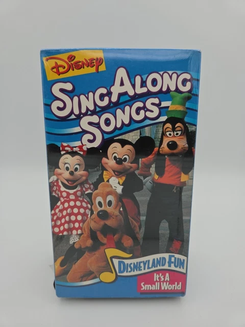 DISNEY SING ALONG Songs - Disneyland Fun: It's a Small World (VHS ...