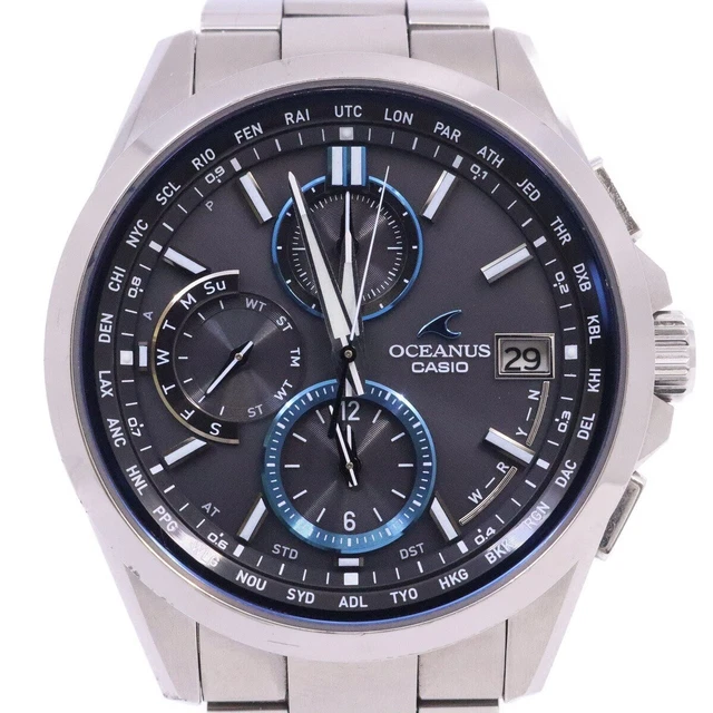 CASIO OCEANUS CLASSIC Line Radio Solare Uomo OCW-T2600-1AJF Funzionante EUR 310,40 - PicClick IT