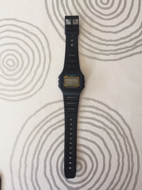 VINTAGE CASIO W-741 Modulo 1275 Reloj Año 1996 - Movie "Enemy Of The ...