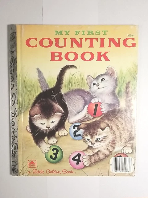 MY FIRST COUNTING Book VTG Little Golden Book GARTH WILLIAMS 1956 ...