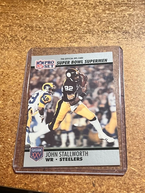 1990 PRO SET Football Super Bowl Superman # 51 John Stallworth Steelers ...