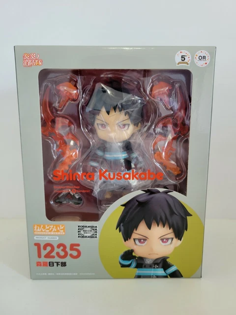 GOODSMILE NENDOROID FIRE Force Shinra Kusakabe #1235 *ouvert et affiché ...