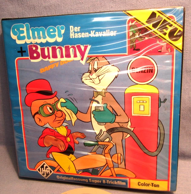 🎬SUPER-8-FILM BUGS BUNNY +ELMER DER HASENKAVALIER UFA Looney Tunes ...