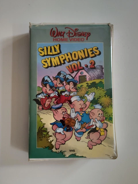 Silly Symphonies Vol 2 Vhs Walt Disney Home Video Ex Nolo Rarissima