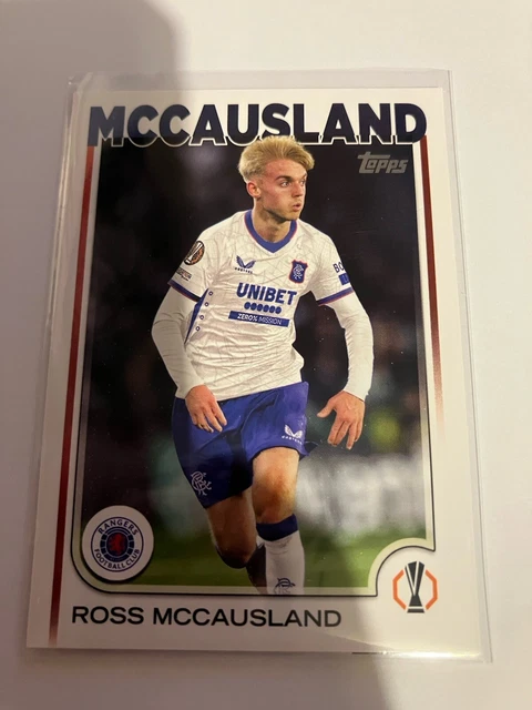 TOPPS FLAGSHIP Edition 2024 - 25 Card Ross Mccausland Rangers £0.99 ...