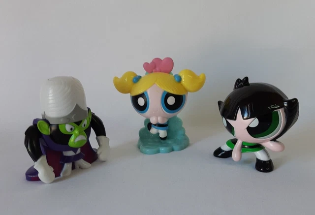 THE POWERPUFF GIRLS Burger King Hungry Jacks 3 Promotional Toys Bundle ...
