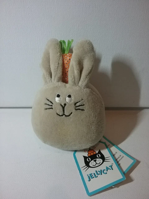 RARE JELLYCAT FIDGET bunny rabbit Mini Soft Vibrating Pull String Toy ...