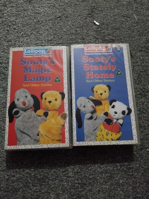 SOOTY'S MAGIC LAMP + Sooty's Stately Home VHS Tapes £40.00 - PicClick UK
