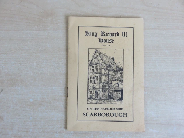 KING RICHARD III House Scarborough Booklet. £4.95 - PicClick UK