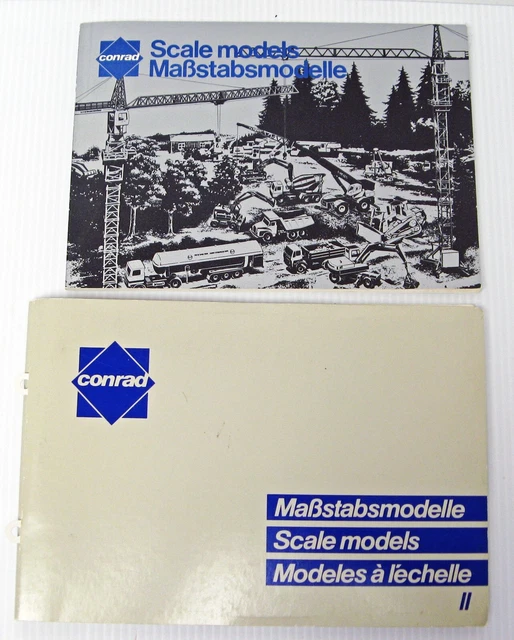 TWO 1980S CONRAD Scale Models Catalog West Germany M £18.84 - PicClick UK