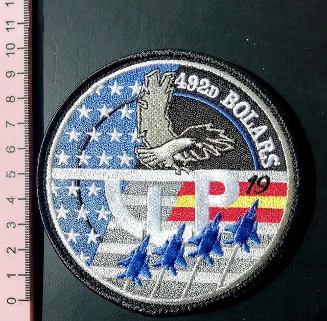 USAF 492ND FIGHTER Squadron Patch RAF Lakenheath F-15 Strike Eagle TLP ...