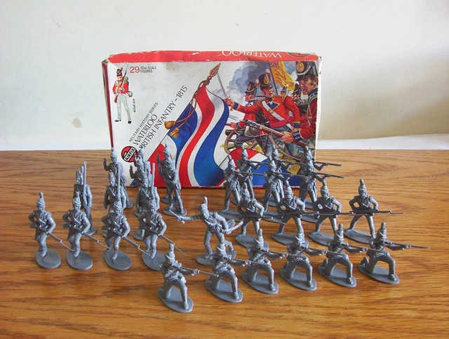 AIRFIX 1/32 SCALE soldiers Waterloo British Infantry with Box [good ...