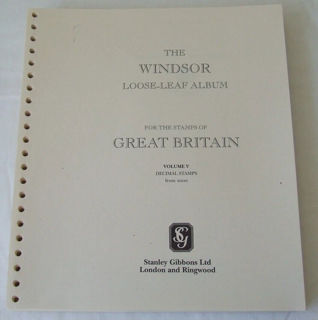 STANLEY GIBBONS WINDSOR Gb 2000-05 Illustrated Commemorative Stamp ...