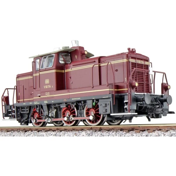 ESU 31743 H0 Diesellok V60 114 DFS, DB, Ep.VI, DC+AC-Sound H0 + Neu EUR ...