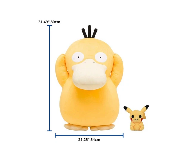 OFFICIAL POKEMON CENTER Giant Life-Size Psyduck Poké Plush - 31 In £329 ...