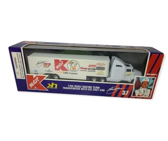 JOHN ANDRETTI NASCAR K-Mart Racing Champions Team Transporter Truck Die ...