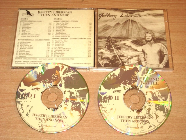 JEFFERY LIBERMAN 2 CD - Then And Now / 1996 SECOND BATTLE PRESS in MINT ...