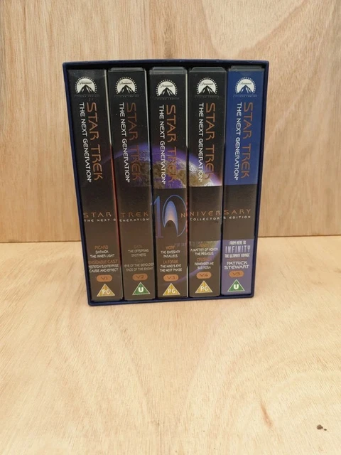 STAR TREK THE next generation 10th anniversary collectors edition vhs ...