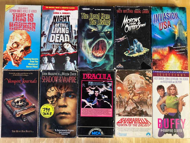 CLASSIC 80S/90S HORROR movie VHS Lot 10pc tapes EUR 21,47 - PicClick DE
