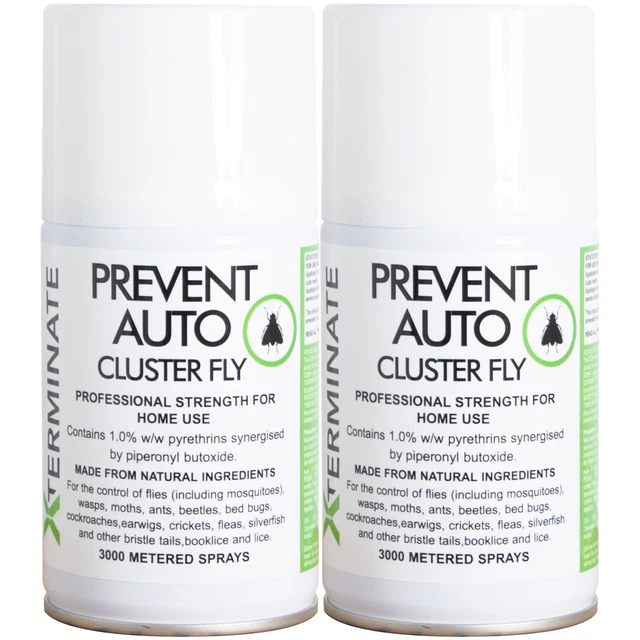 CLUSTER FLY KILLER Spray Aerosol Prevent Auto for Automatic Dispensers ...
