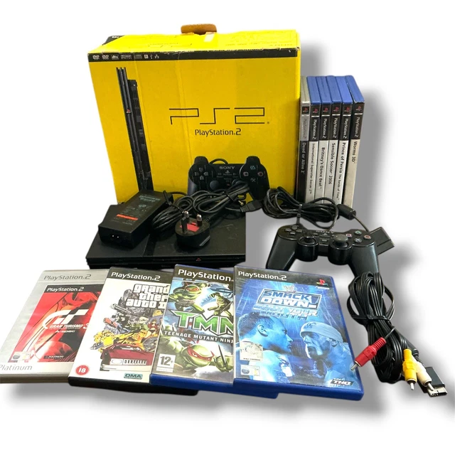 SONY PLAYSTATION 2 PS2 slim Console Bundle Boxed Very Good Condition £ ...