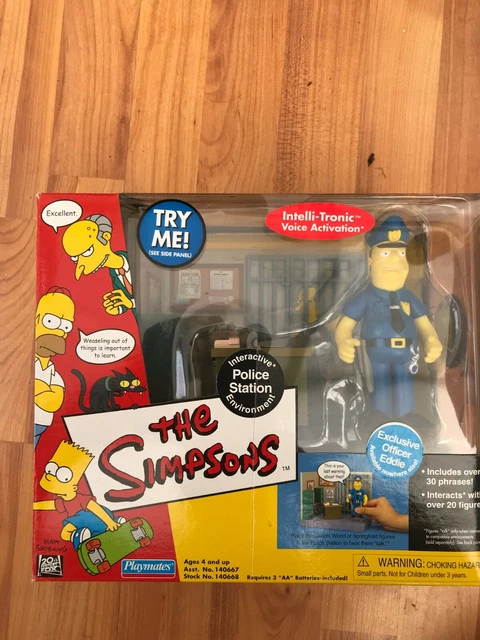INTERACTIVE ENVIRONMENT THE Simpsons Police Station Officer Eddie ...