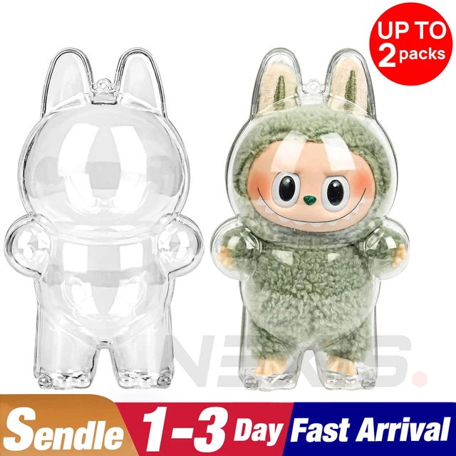 TRANSPARENT PROTECTIVE CASE For POP MART Labubu The Monsters Plush Doll ...