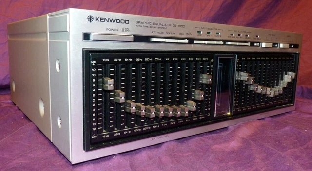 VINTAGE SOUNDSHAPER! KENWOOD Ge-1000 12-Band Graphic Equalizer!! $278. ...