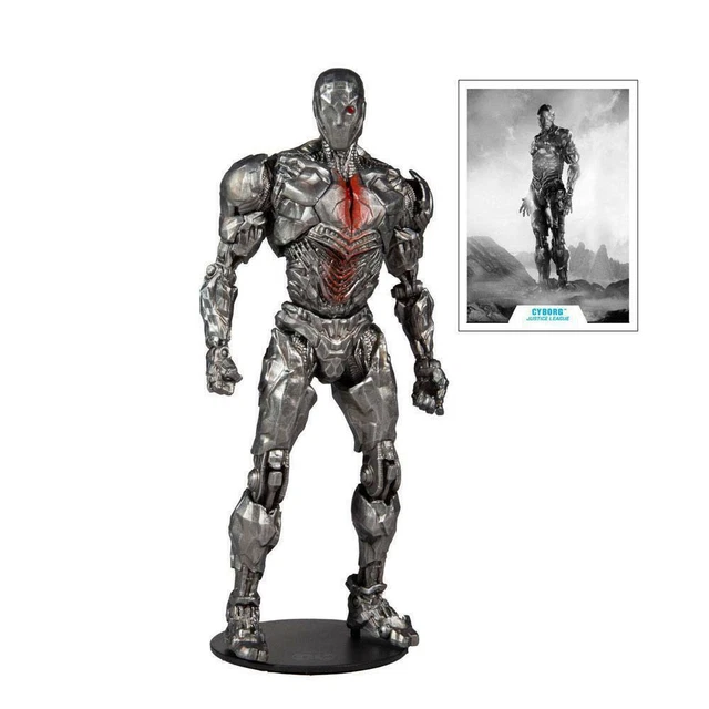 DC GIUSTIZIA LEAGUE Film Cyborg (Elmo ) Mcfarlane Action Figure 18 CM ...