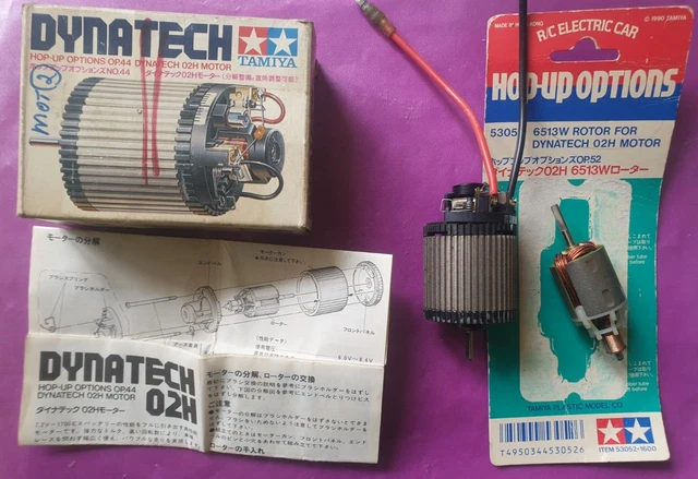 VINTAGE TAMIYA DYNATECH 02H Motor & New Rotor EUR 98,22 - PicClick DE